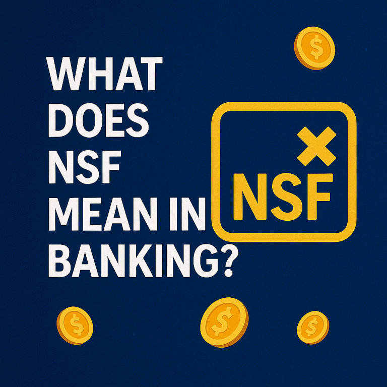 What Does NSF Mean in Banking?